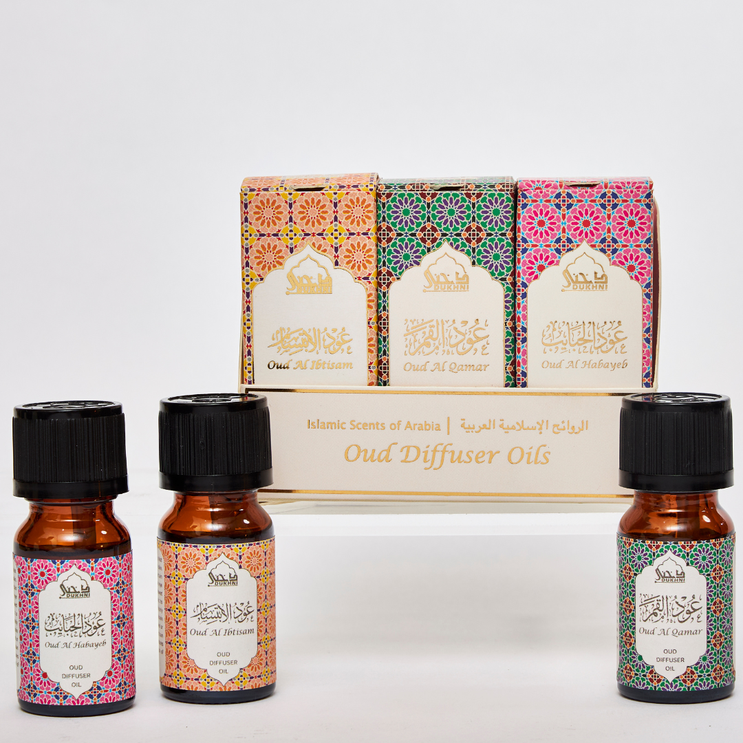 Floral Oud Diffuser Oil Set | Oud based oils for your home – Dukhni ...
